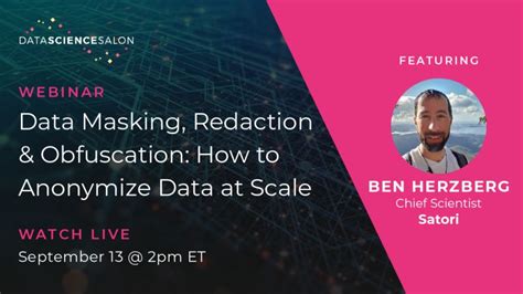 data science salon on linkedin datamasking datascience