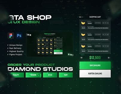 GTA UI UX Designs By Diamond Studios On Behance