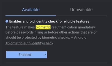 Chrome For Android Password Biometrics Get Long Overdue Tweak Android
