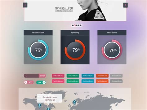 Free Psd Web Ui Components By Rubayath Rahman On Dribbble