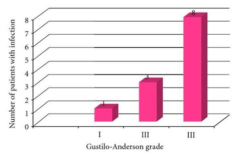 Number Of Patients Who Developed Infection Within Each Gustilo Grade Download Scientific Diagram