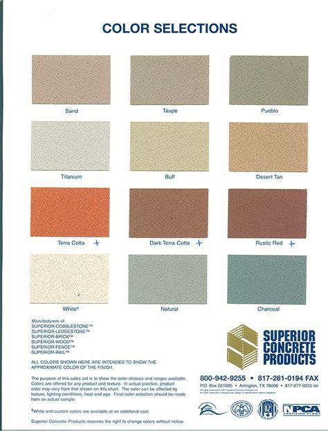Scp Color Chart Scp Color Chart