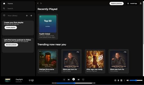 Hello Connections Glad To Share That I Have Developed This Spotify Clone Using Html And Css