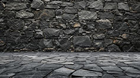 사진 현실적인 돌 벽 표면 Ai 생성 이미지