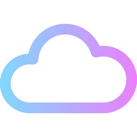 Cloud Super Basic Rounded Gradient Icon Cloud Super Basic Rounded Gradient Icon