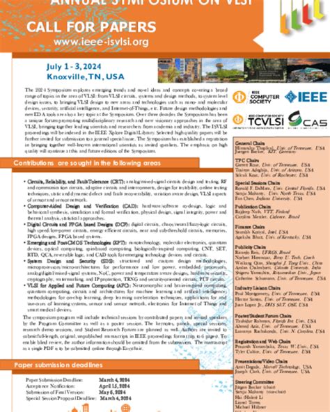 2024 Ieee Computer Society Annual Symposium On Vlsi Ieee Cass