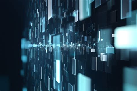 Abstract Digital Data Background Stock Illustration Illustration Of