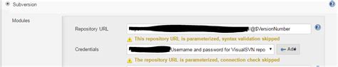 svn jenkins triggering build using url always prompts for