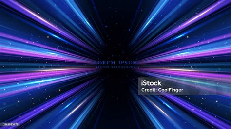 추상 색상 빛 속도 모션 배경 빛나는 밝은 어두운 배경에 반짝이 빛 효과 사진 효과에 대한 스톡 벡터 아트 및 기타 이미지 사진 효과 속도 다중 색상 Istock