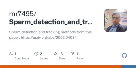 github mr7495 sperm detection and tracking sperm detection and