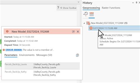 Model Builder Schedule Not Working Esri Community