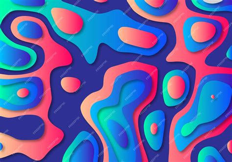 Premium Vector Abstract Colorful Fluid Background