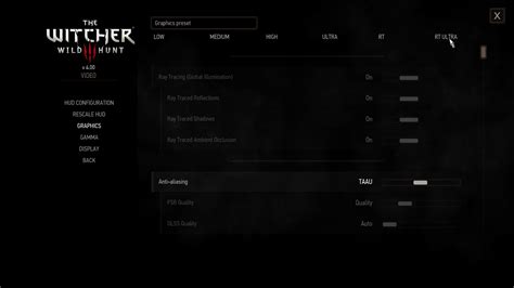 Witcher Next Gen Dx Ray Tracing Options Greyed Out Issue Igcit Intel Gpu Community