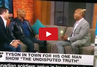 Mike Tyson Goes Off On Live TV NSFW Warning BJPenn Com
