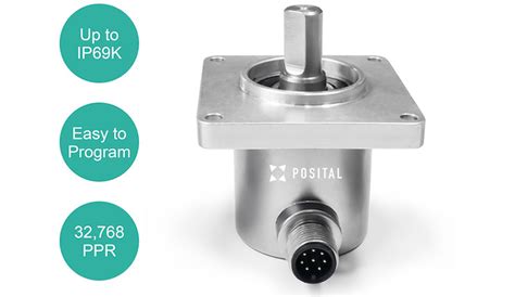 Posital Boosts Resolution Of Ixarc Incremental Rotary Encoders