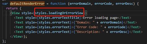 Android Vanilla Android Error Page Shown Despite Setting Rendererror · Issue 563 · React