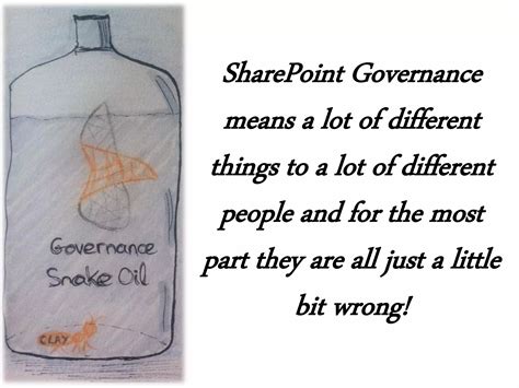 Rebooting Sharepoint Governance The 5 Pillars Ppt