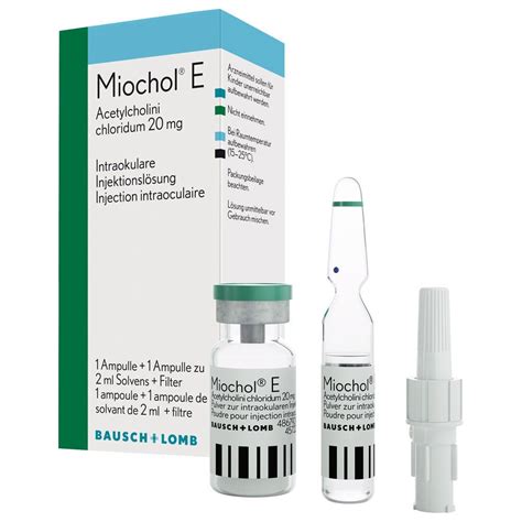 Miochol® E 1 St Mit Dem E Rezept Kaufen Shop Apotheke