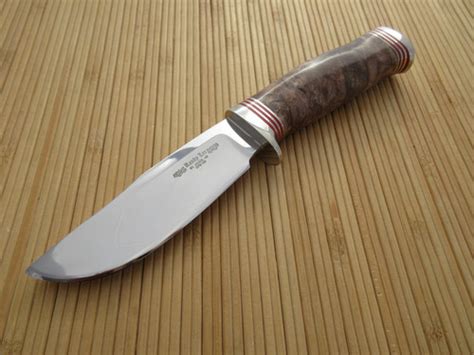 Spaulted Maple Burl Trailing Point Hunter Randy Lee Knives