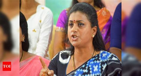 Telugu Actor Roja Telugu Actor Roja Knocks Hc Door Seeks Action Against Tdp Mla Hyderabad