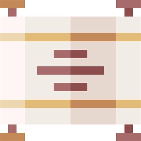 Scroll Basic Straight Flat Icon