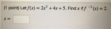 solved 1 point four functions are given below perform the