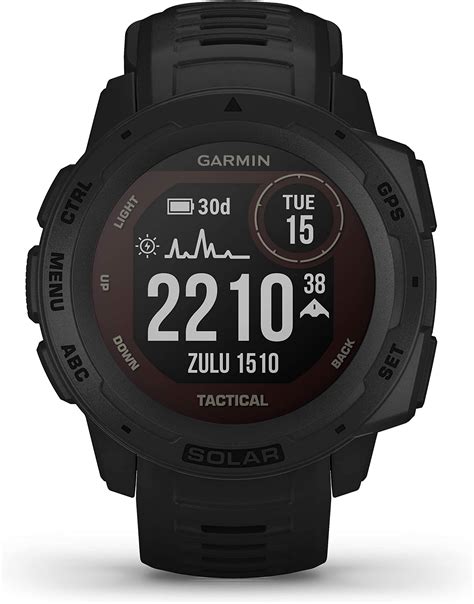 Garmin Instinct X Solar Large Rugged Gps Smartwatch Built In Sports Apps And Health