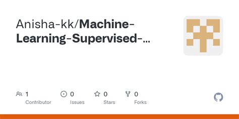 GitHub Anisha Kk Machine Learning Supervised Learning Algorithms Exampless