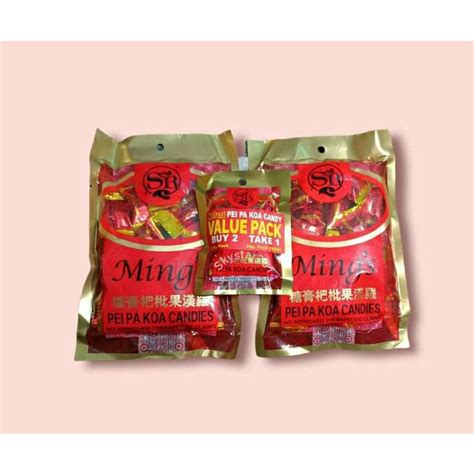 Mings Pei Pa Koa Candy Buy 2 120g Take 1 20g Shopee Philippines