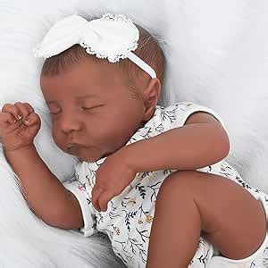 Amazon Com WOOROY Reborn Baby Dolls Black Girl 18 Inch Realistic