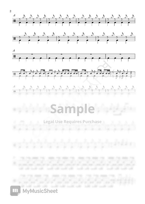 봄 여름 가을 겨울 거리의 악사 Sheets By 드러머이자연