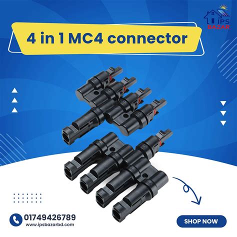 4 In 1 Mc4 Connector Best Price Only At Ips Bazar