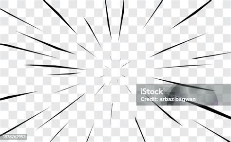 만화책 폭발 방사형 속도 라인 추상 배경 검은색에 대한 스톡 벡터 아트 및 기타 이미지 검은색 디자인 디자인 요소 Istock
