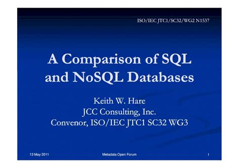 PDF Comparison Between Rdbms And Nosql DOKUMEN TIPS