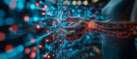 Concepts On Cybersecurity And Privacy To Protect Data Users Typing Login And Password On