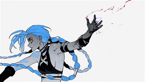 Jinx And Arcane Jinx League Of Legends And More Drawn By Sumooo Ga