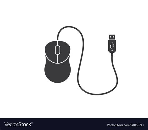 Computer Mouse Icon Design Royalty Free Vector Image