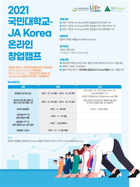 차세대 예비 창업가 육성국민대학교 Ja Korea 온라인 창업캠프 개최 플래텀