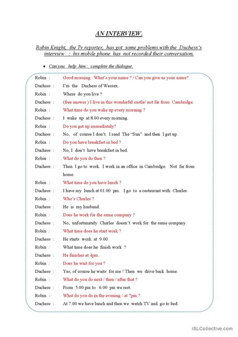 Present Simple Interrogative Form… English Esl Worksheets Pdf And Doc