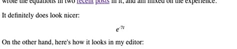 Feedly Breaks Mathml