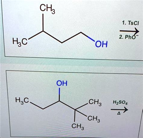 Solved What Are The Major Products From These Two Reactions Ch3 1