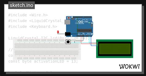 LCD C X Wokwi ESP STM Arduino Simulator