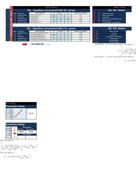 Sel Relay Trip Curve Pdf Electrical Engineering Electricity