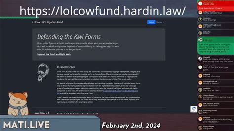 Mati The Lolcow Llc Litigation Fund Re Kiwi Farms V Everybody Feb 2
