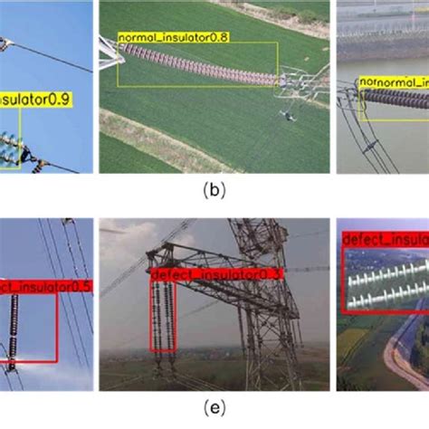 Insulator Detection Results The Normal Insulators In A B And C