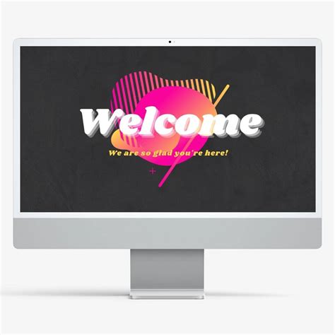 Gradient Shapes Slide Deck Church Canva Templates