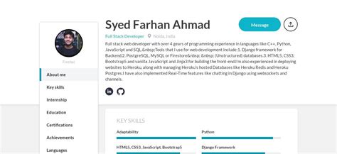 Syed Farhan Ahmad Online Resume Craftmycv