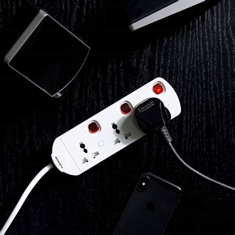 Olsenmark 3 Way Multi Switch Extension With Universal Socket Buy Best
