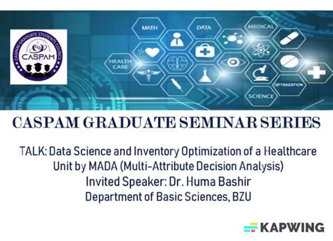 Sania Bibi On Linkedin Healthcare Datascience Seminar Mada