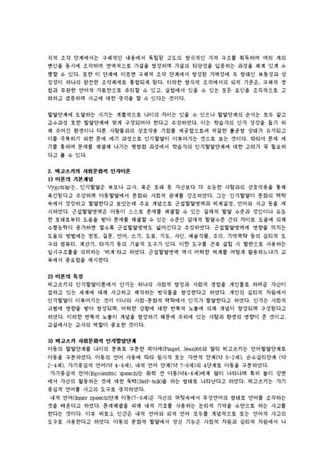 피아제의 인지발달이론과 비고츠키의 사회문화적 인지이론에 대한 기본 개념을 설명하고 각 이론을 교육현장에서 어떻게 적용할 수 있는지 사례를 들어 논하시오